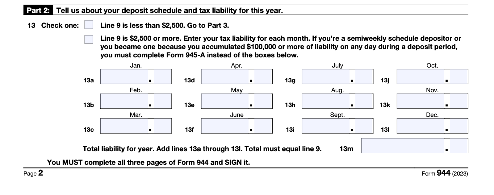 2025 IRS Form 944: Simple Instructions + PDF Download | OnPay