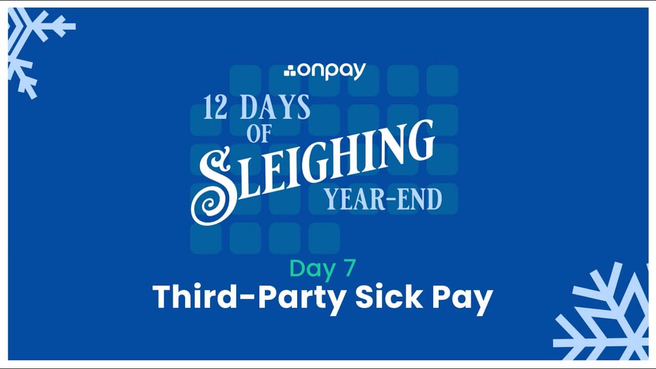 Third-Party Sick Pay: Employer Responsibilities and Taxes